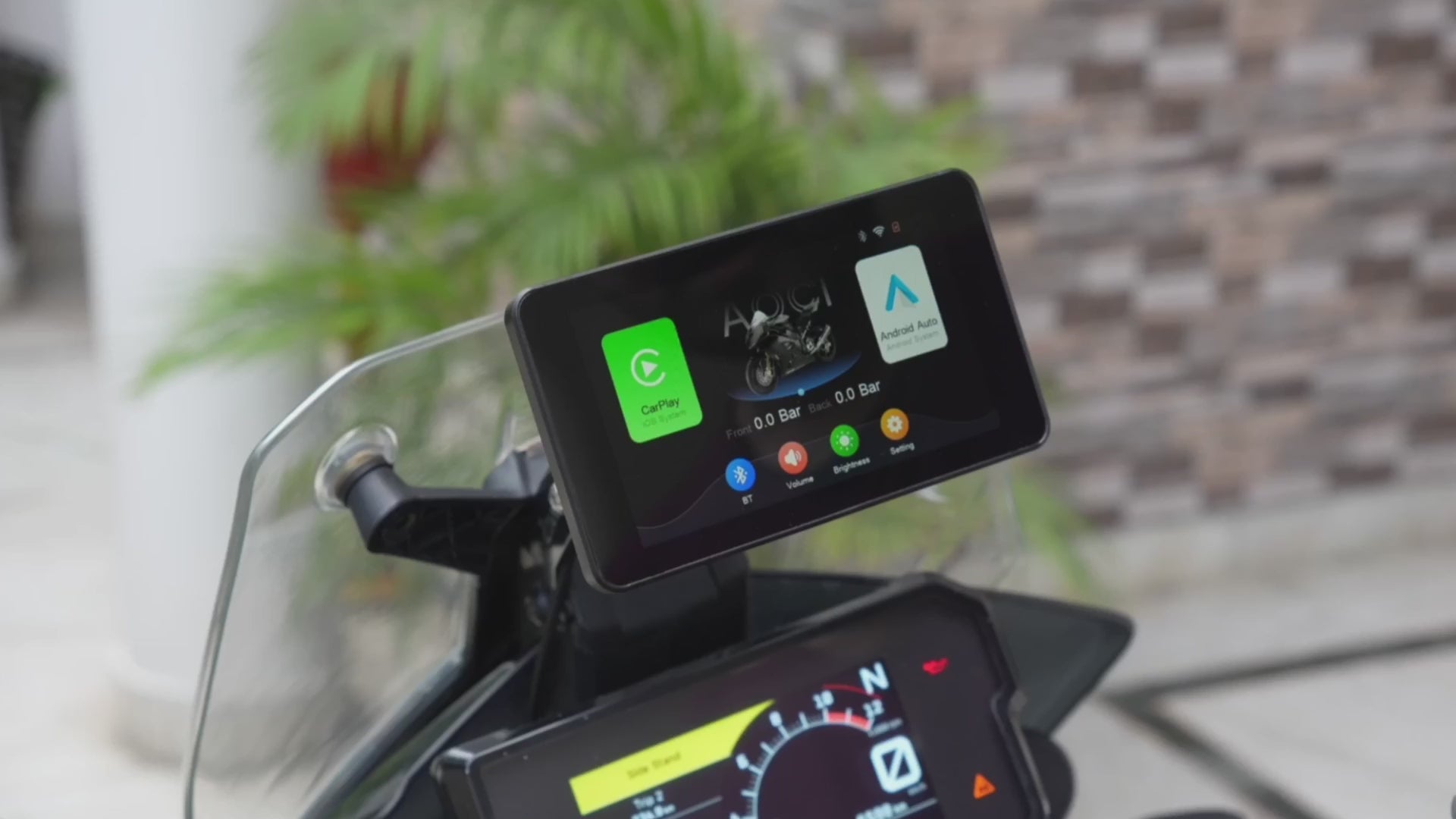 C3 Plus Motorcycle CarPlay w/ TPMS - Wireless & Waterproof – Aoocci