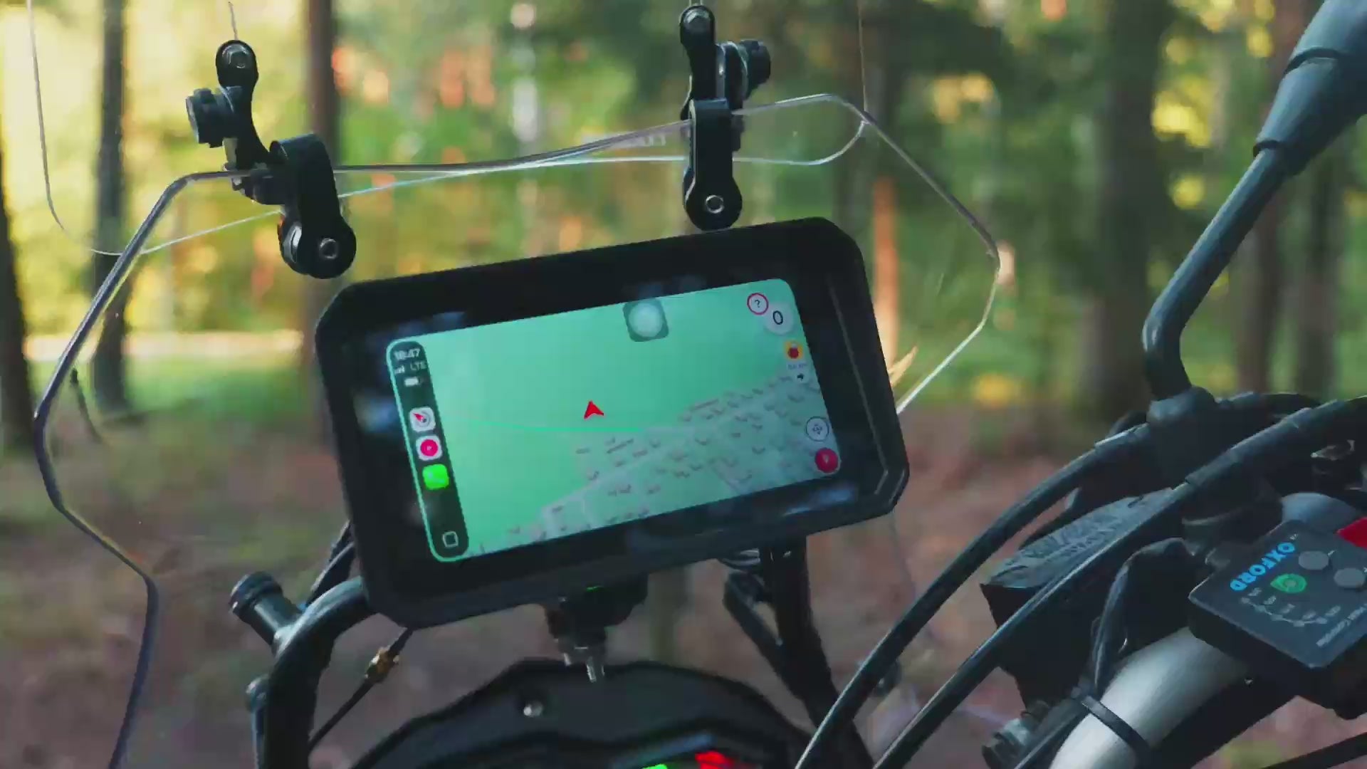 Aoocci U6/U7 Motorcycle GPS Navigation System – Android OS, Offline ...